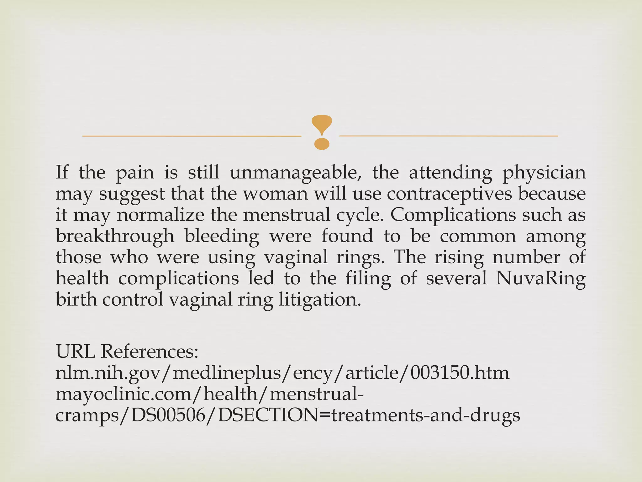 Steps to relieve menstrual pains | PPT