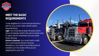 Steps to Secure Your Commercial Learner's Permit: A Comprehensive Guide ...