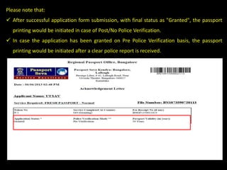 Steps to Submit an Application at Passport Seva Kendra | PPTX