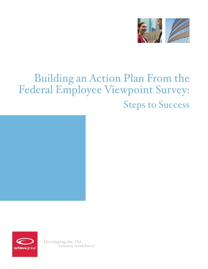 Building an Action Plan From the Federal Employee Viewpoint Survey: S…