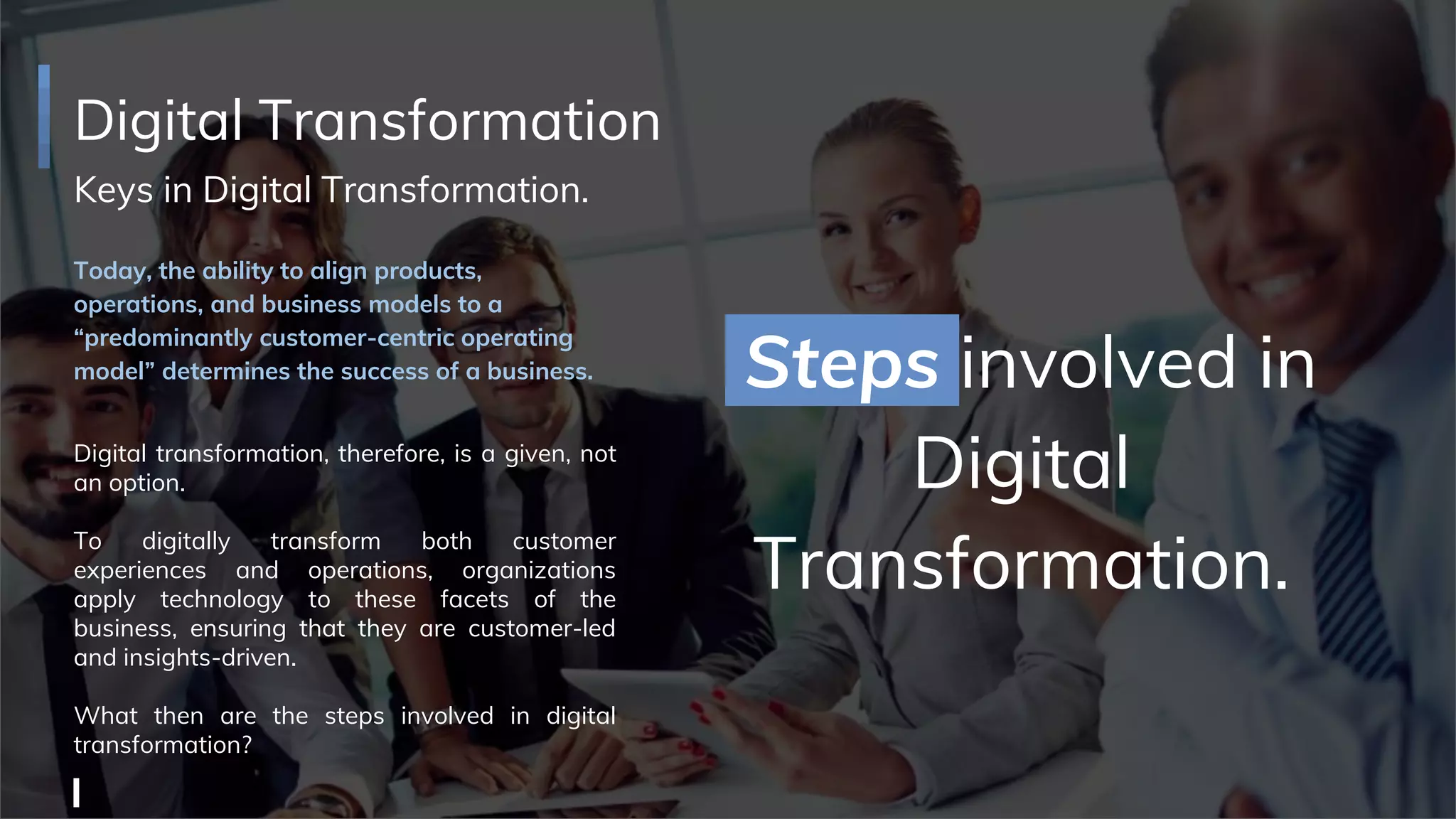 Steps to success in Digital Transformation | Digital transformation key ...