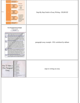 Steps To Writing A 5 Paragraph Essay | PDF