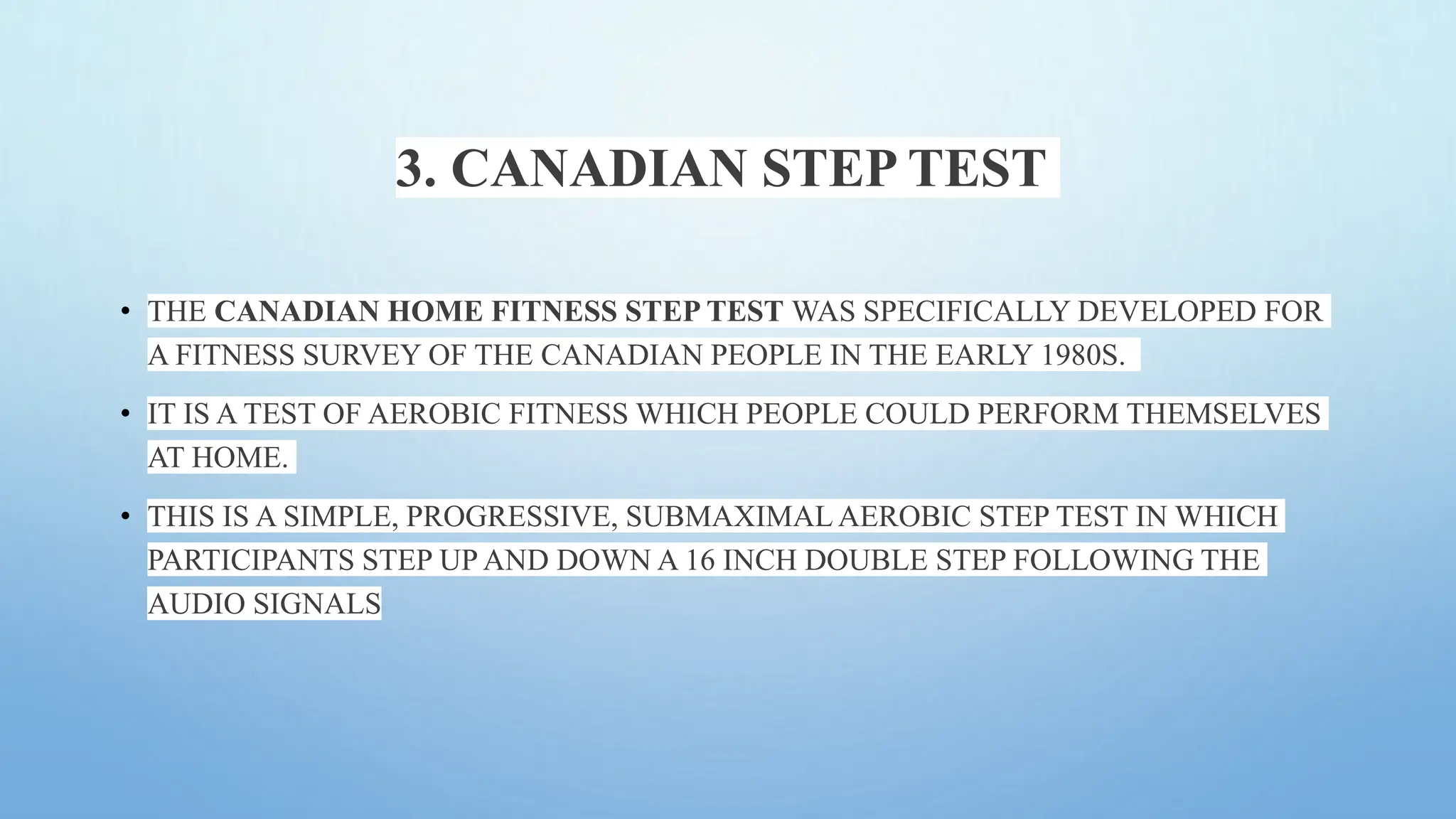 STEP TEST for physical fitness......pptx