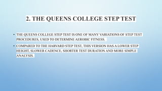 STEP TEST for physical fitness......pptx