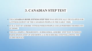 STEP TEST for physical fitness......pptx