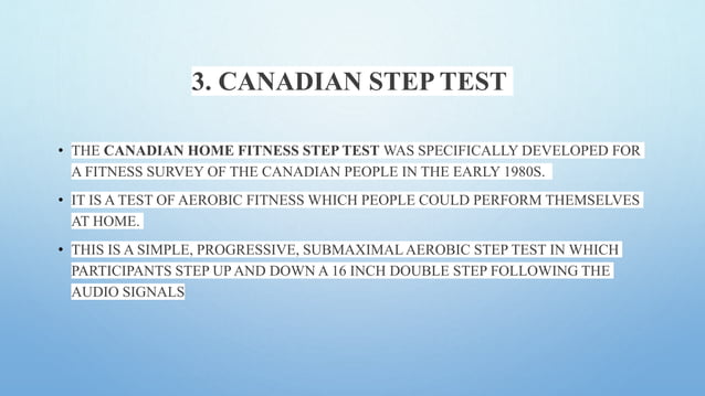 STEP TEST for physical fitness......pptx