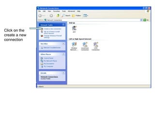 Step to create a network connection | PPT