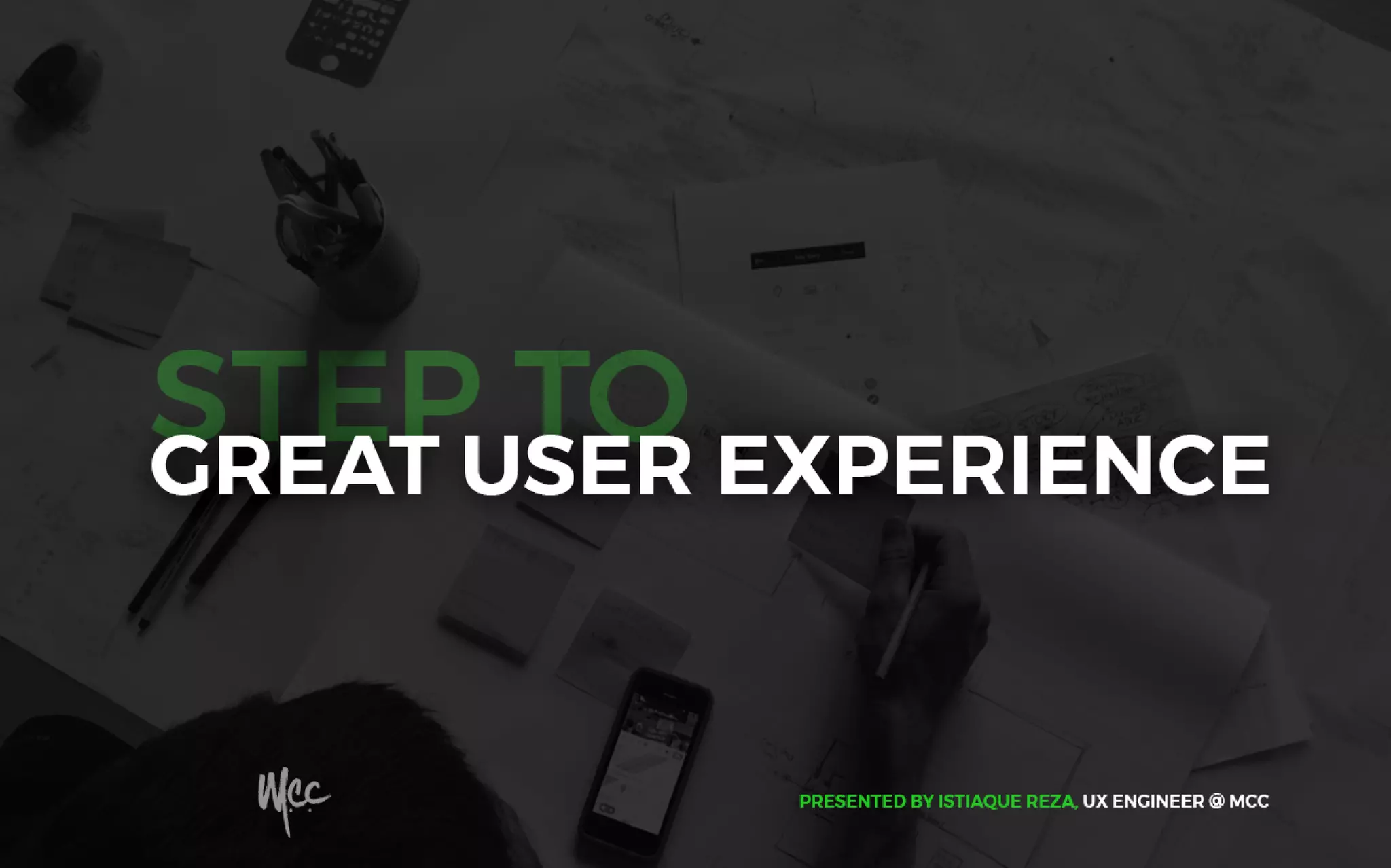 Step to Great User Experience | PPT