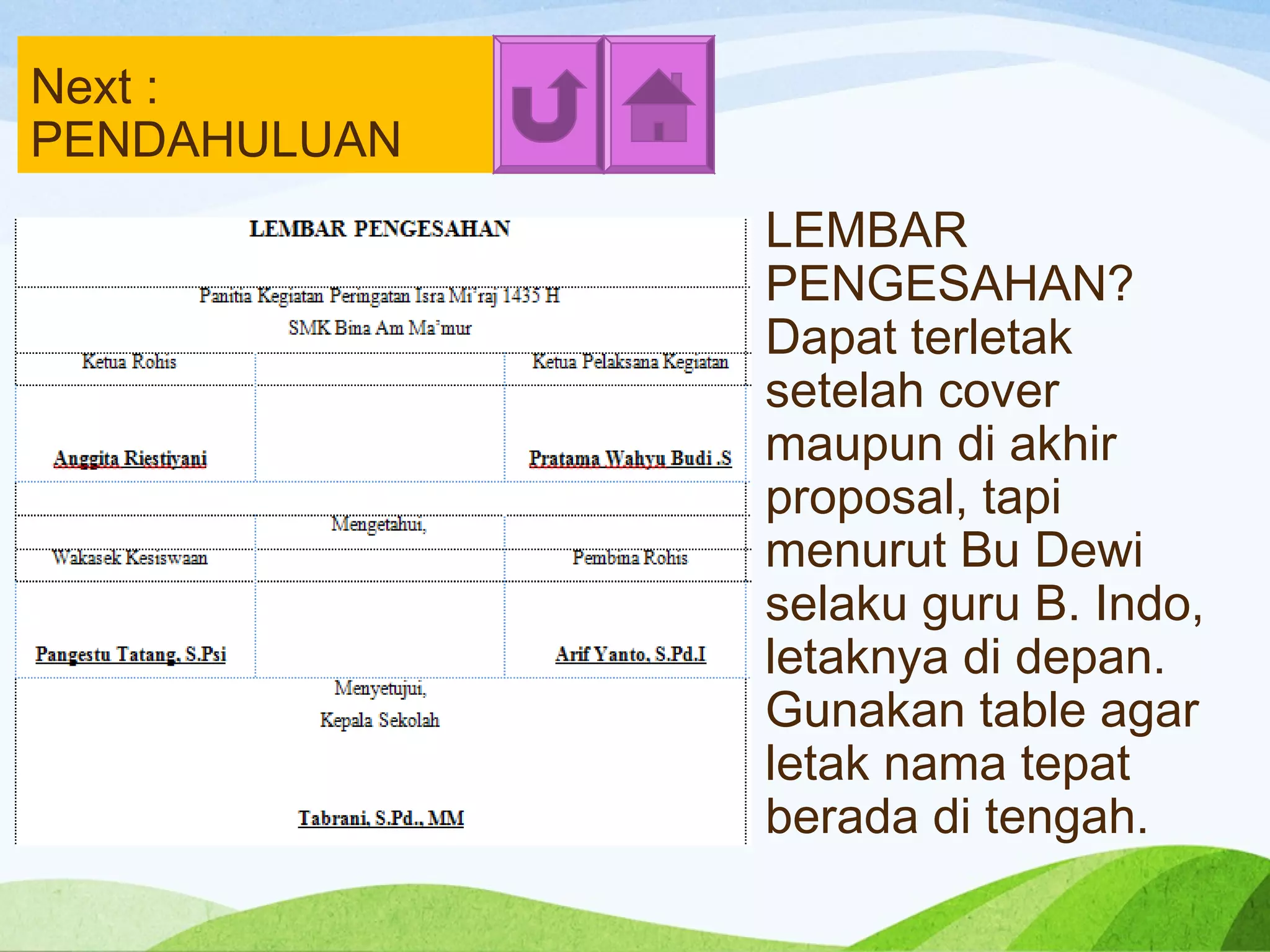 Step to make Proposal dan LPJ | PPT