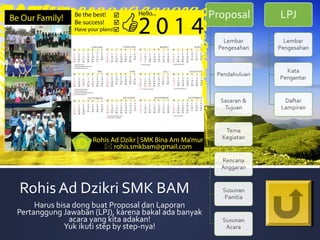 Step to make Proposal dan LPJ | PPT