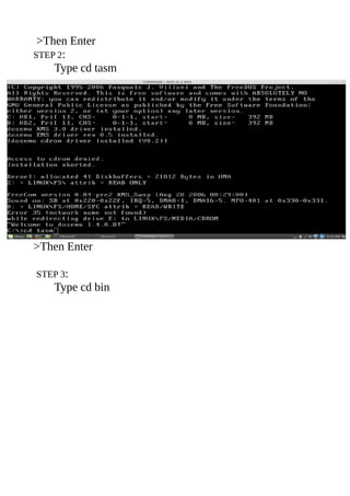 Step to program in tasm | DOC
