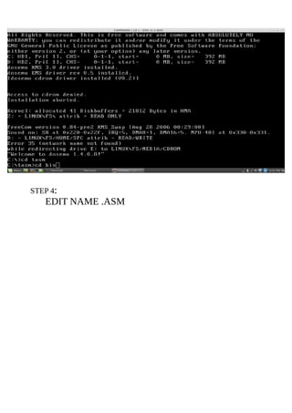 Step to program in tasm | DOC