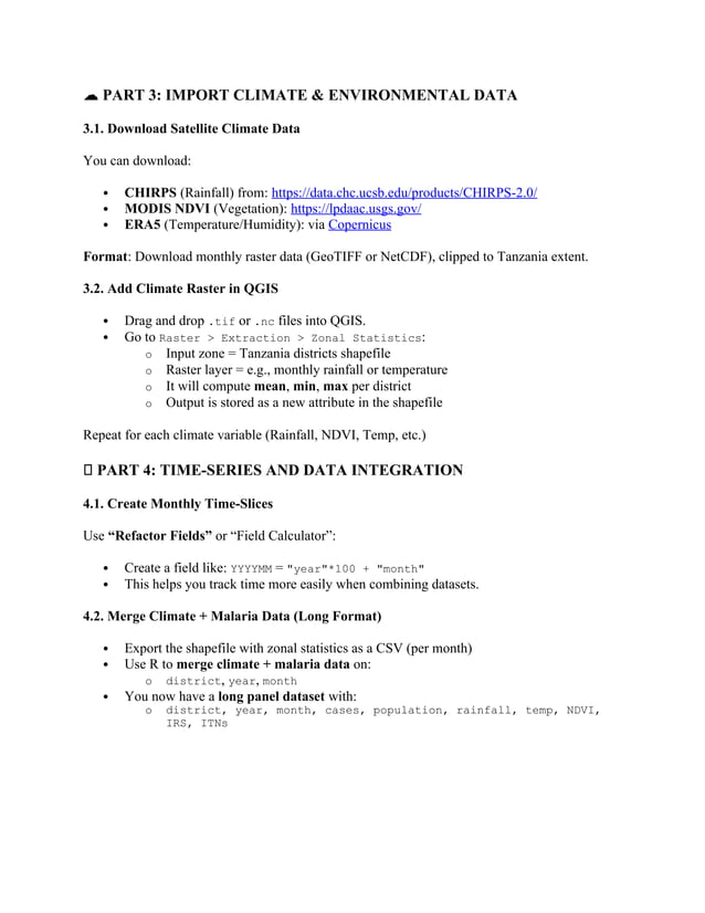 The Step to conduct Spatial Data Analysis | DOCX