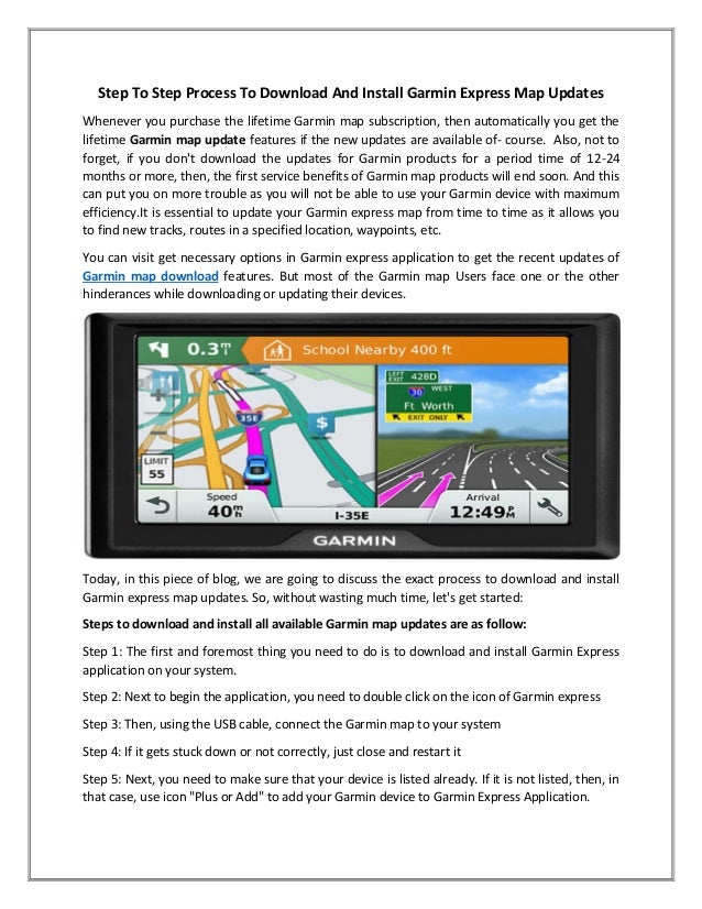 Garmin Connect Express Download