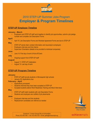 Step Up Employer E Toolkit | PDF