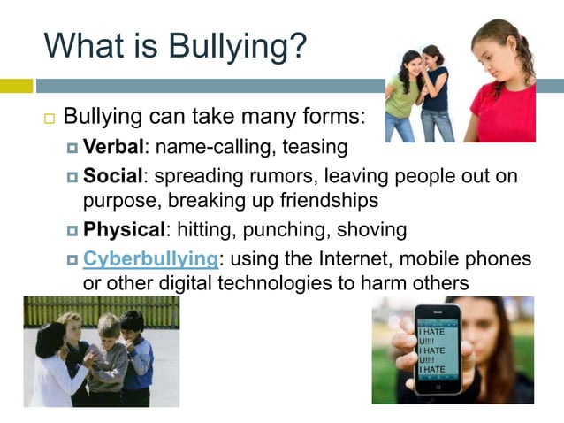 Step up speak out end bullying | PPT