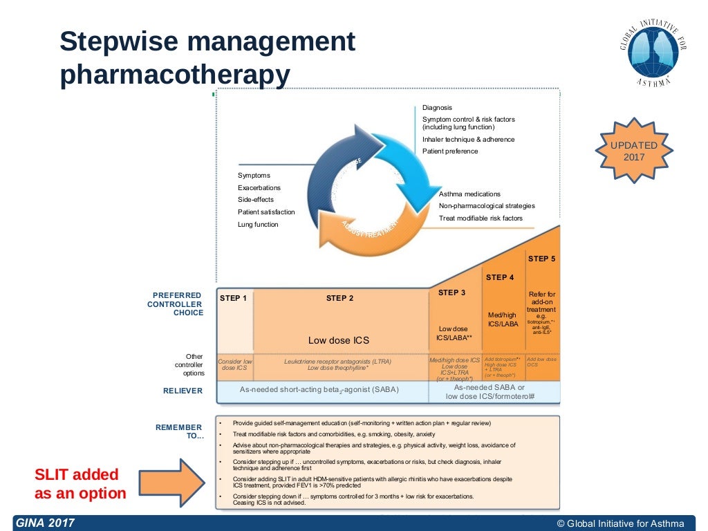 Stepwise Approach For Adjusting Asthma Treatment 2017