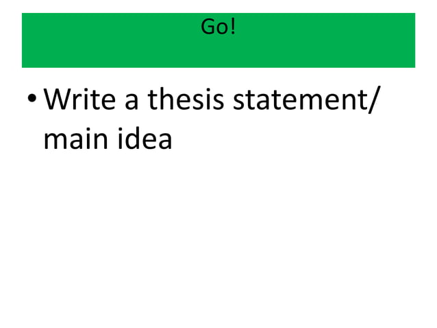 Step up to writing | PPT