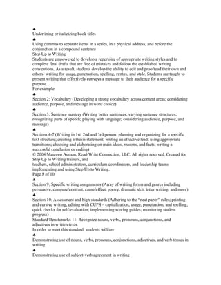 Step Up To Writing Program Provides Effective | DOC