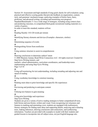 Step Up To Writing Program Provides Effective | PDF