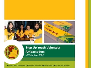 Step Up Youth Volunteer Ambassadors | PPTX