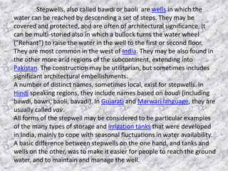 Step Wells Of India | PDF