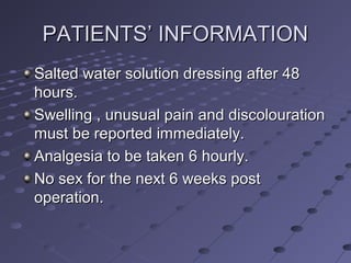 Stepwise approach to adult male circumcision. | PPT