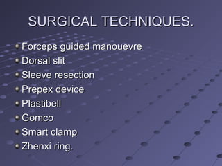 Stepwise approach to adult male circumcision. | PPT