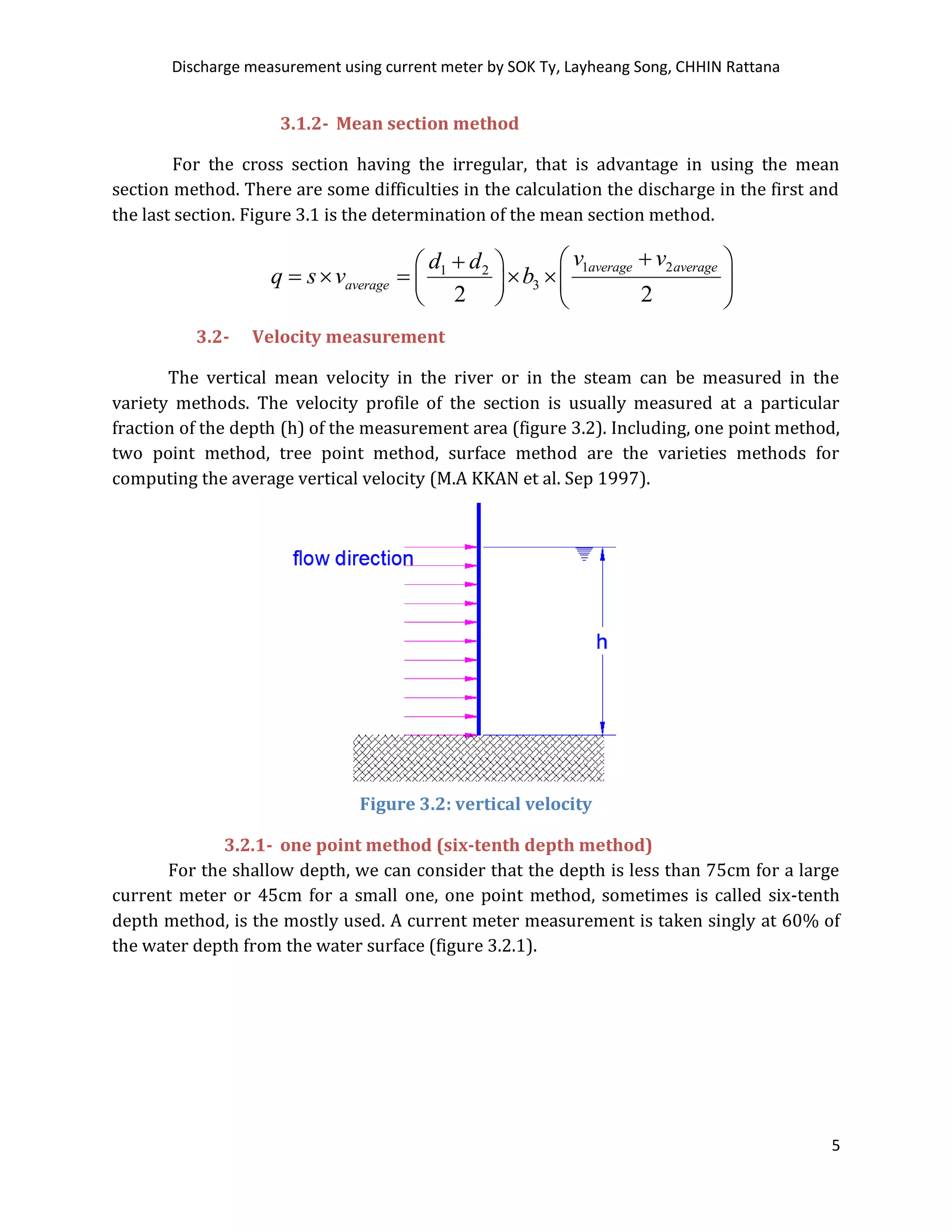 Steram dicharge measurement | PDF