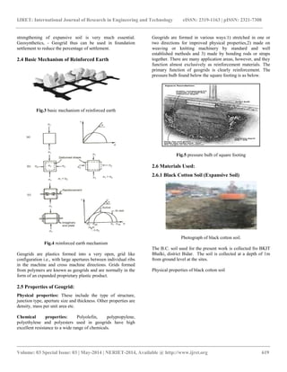 Sterengthening of expansive soil to reduce settlement | PDF
