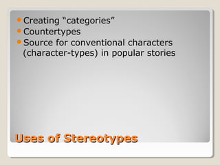 Stereotypes | PPT