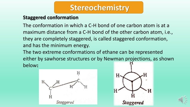 Steroechemistry. confirmational analysis of alkanes (ethane,propane ...