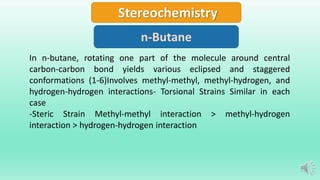 Steroechemistry. confirmational analysis of alkanes (ethane,propane,butane) | PPT