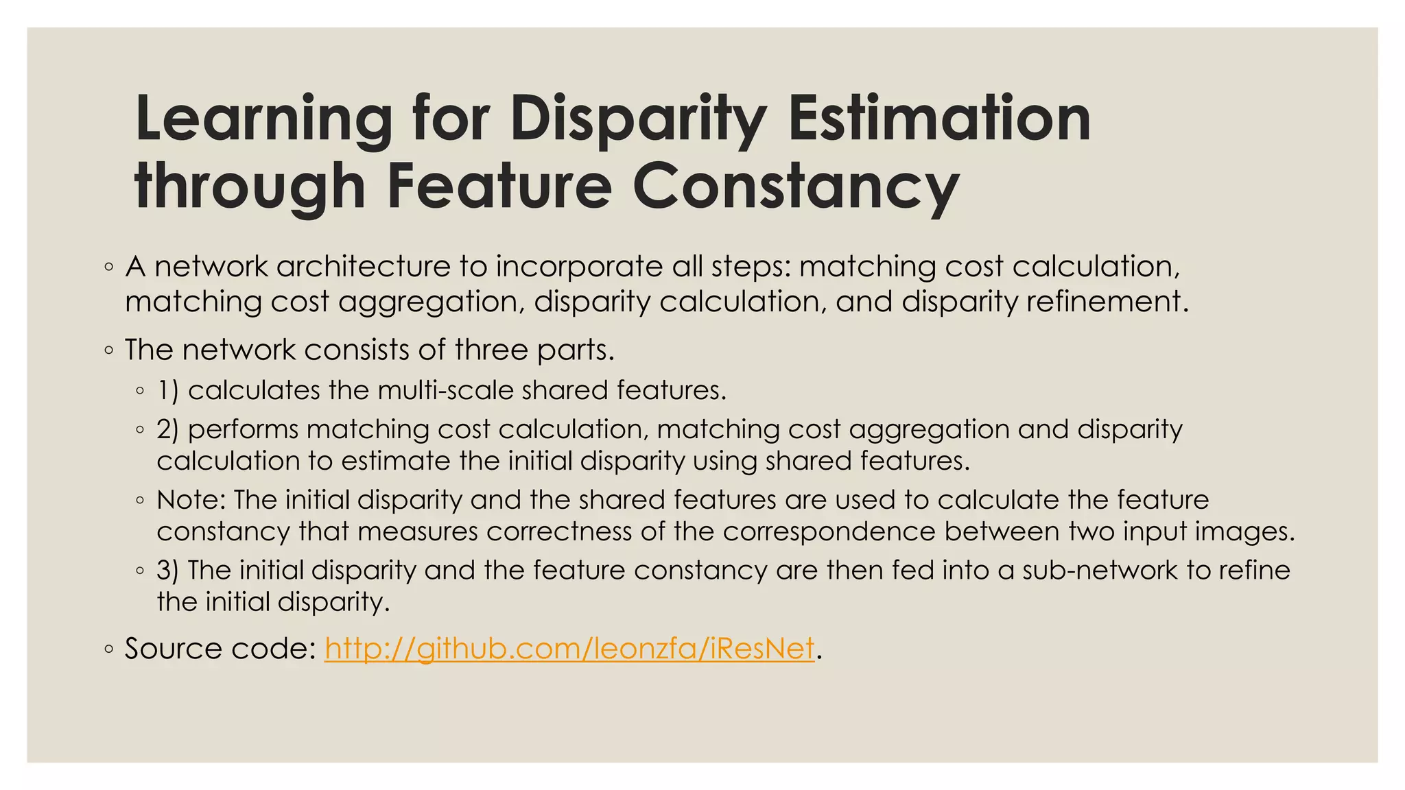 Stereo Matching by Deep Learning | PDF