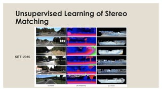 Stereo Matching by Deep Learning | PDF