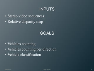 Detection and classification of vehicles using stereo vision | PDF | Dash Cam Videos | Automotive