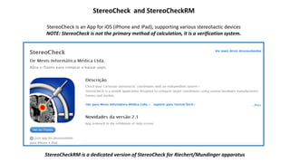 StereoCheck, StereoCheckRM, and CheckBRW - Stereotactic Coordinates ...