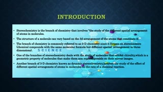some concepts of stereochemistry | PPTX | Chemistry | Science