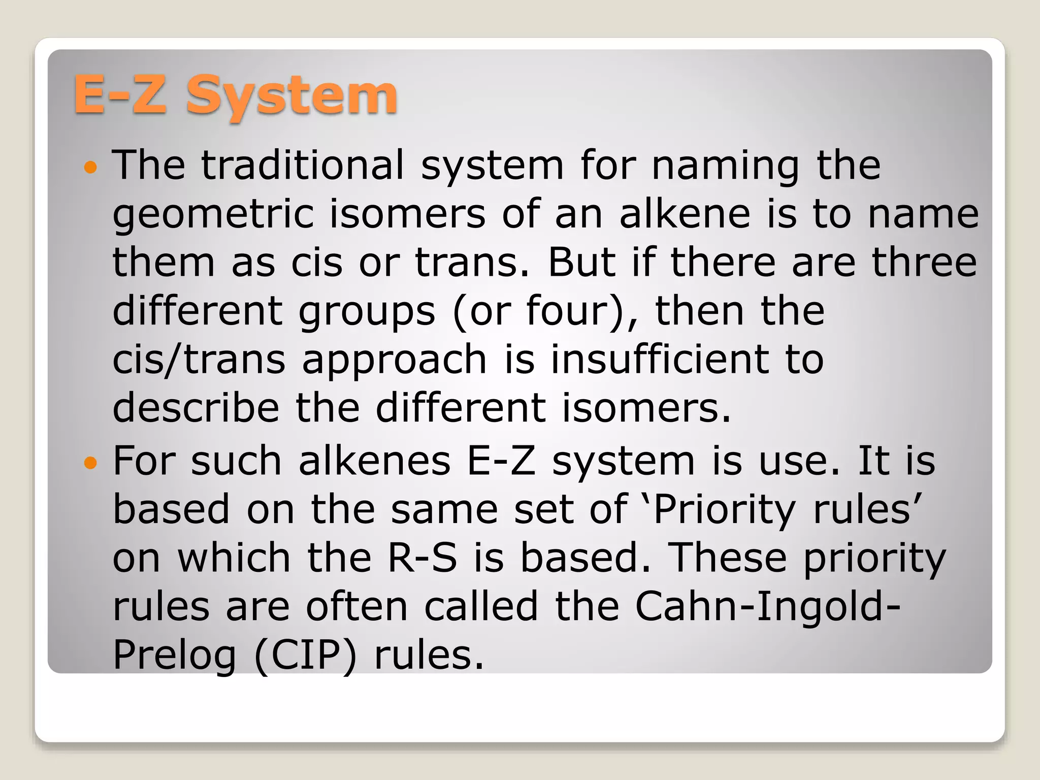 Stereochemical aspects | PPTX
