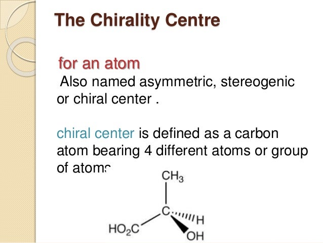 Stereochemistry