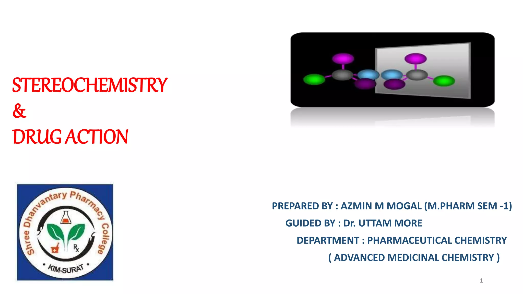 Stereochemistry | PPTX