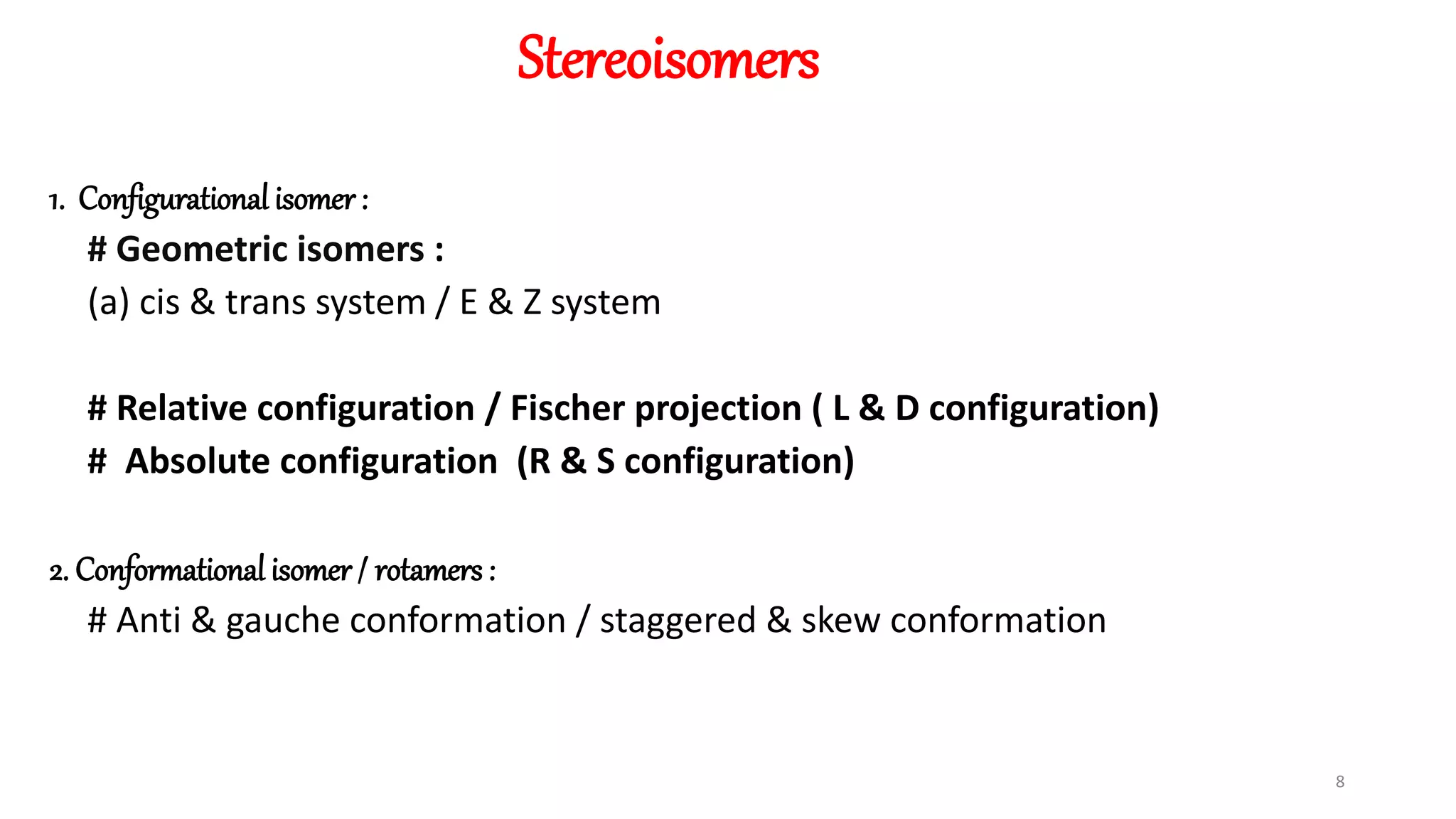 Stereochemistry | PPTX