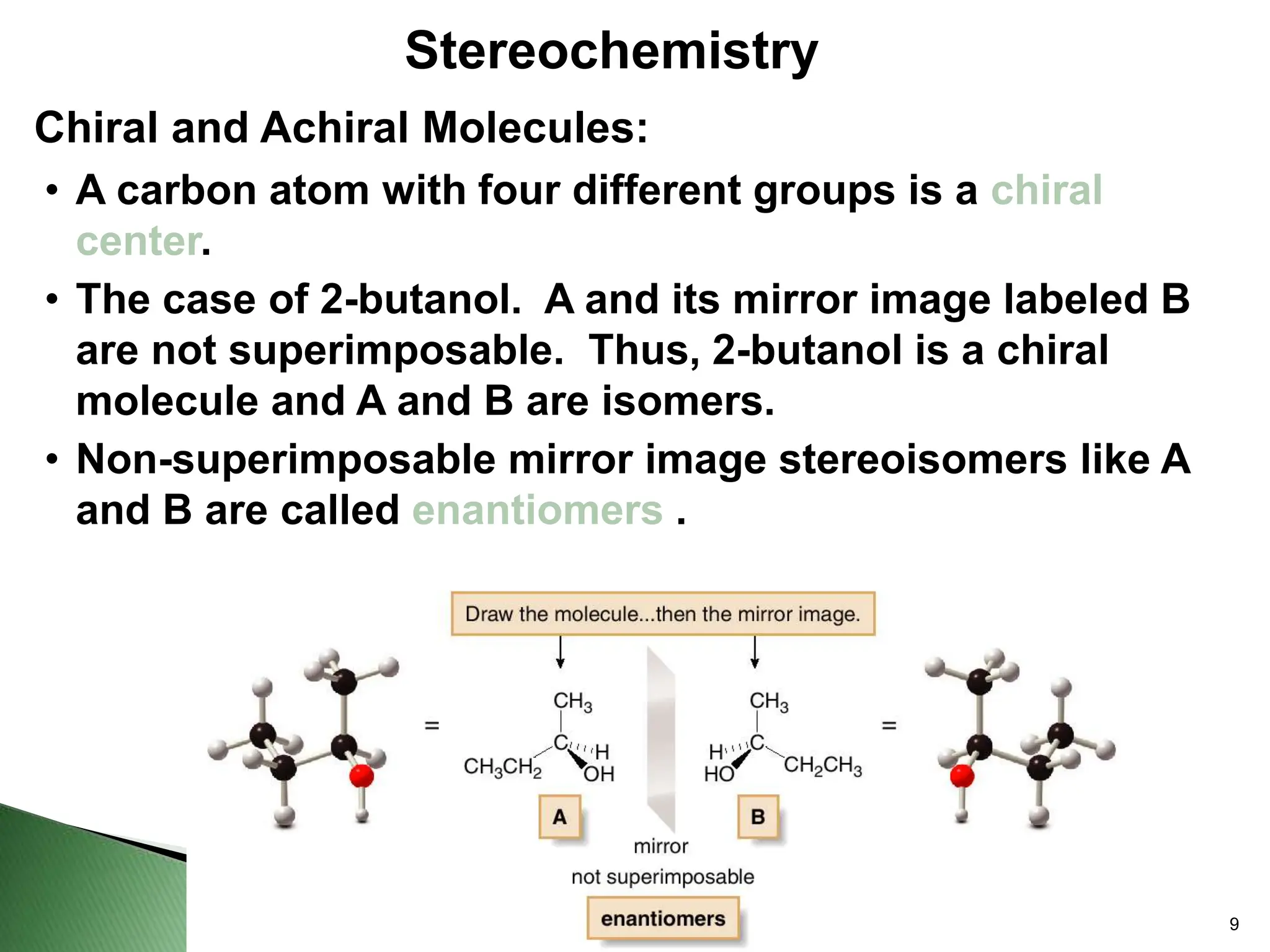 STEREOCHEMISTRY organic chemistry isomers | PPT