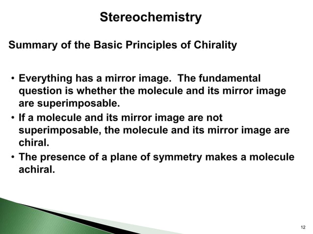 STEREOCHEMISTRY organic chemistry isomers | PPT