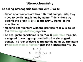 STEREOCHEMISTRY organic chemistry isomers | PPT