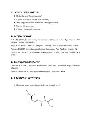 Heterocyclic Chemistry - Stereochemistry | PDF