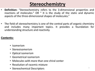 stereochemistry.pdf.for organic chemistry | PDF