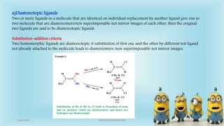 Stereochemistry prochirality&topicity | PPTX