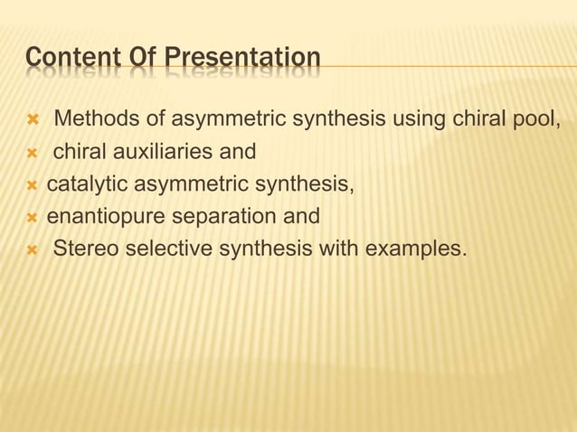 Stereochemistry & Asymmetric Synthesis.pptx
