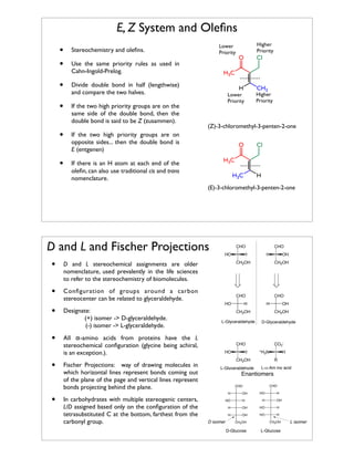 Stereochemistry lecture | PDF